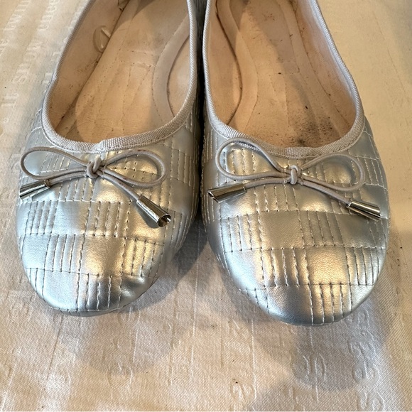 Danskin | Shoes | Danskin Silver Adore Ballet Flats | Poshmark